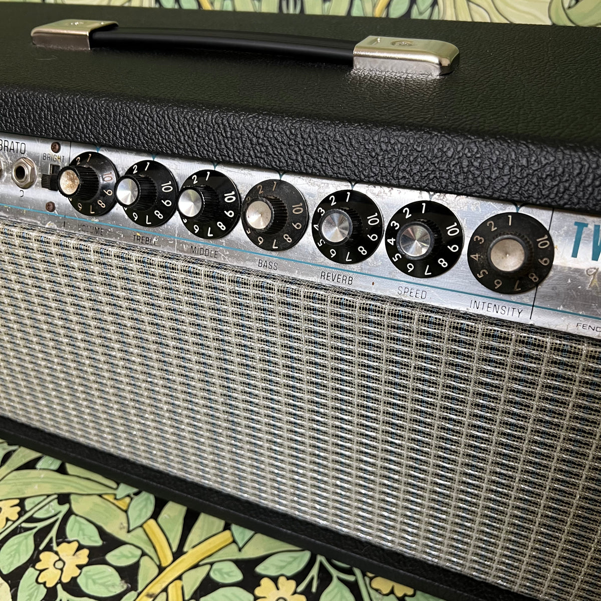 Fender Twin Reverb 1968 Amp Head Black Tape Custom Modded – eastside ...