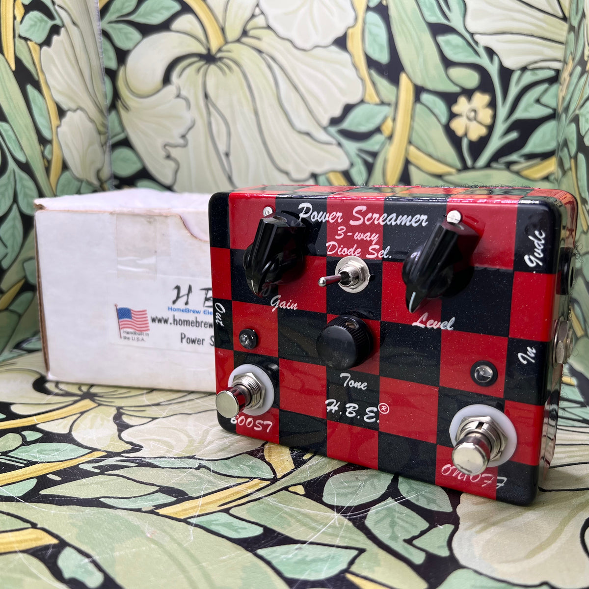 Homebrew Electronics Power Screamer Red/Black Checkerboard - Used ...