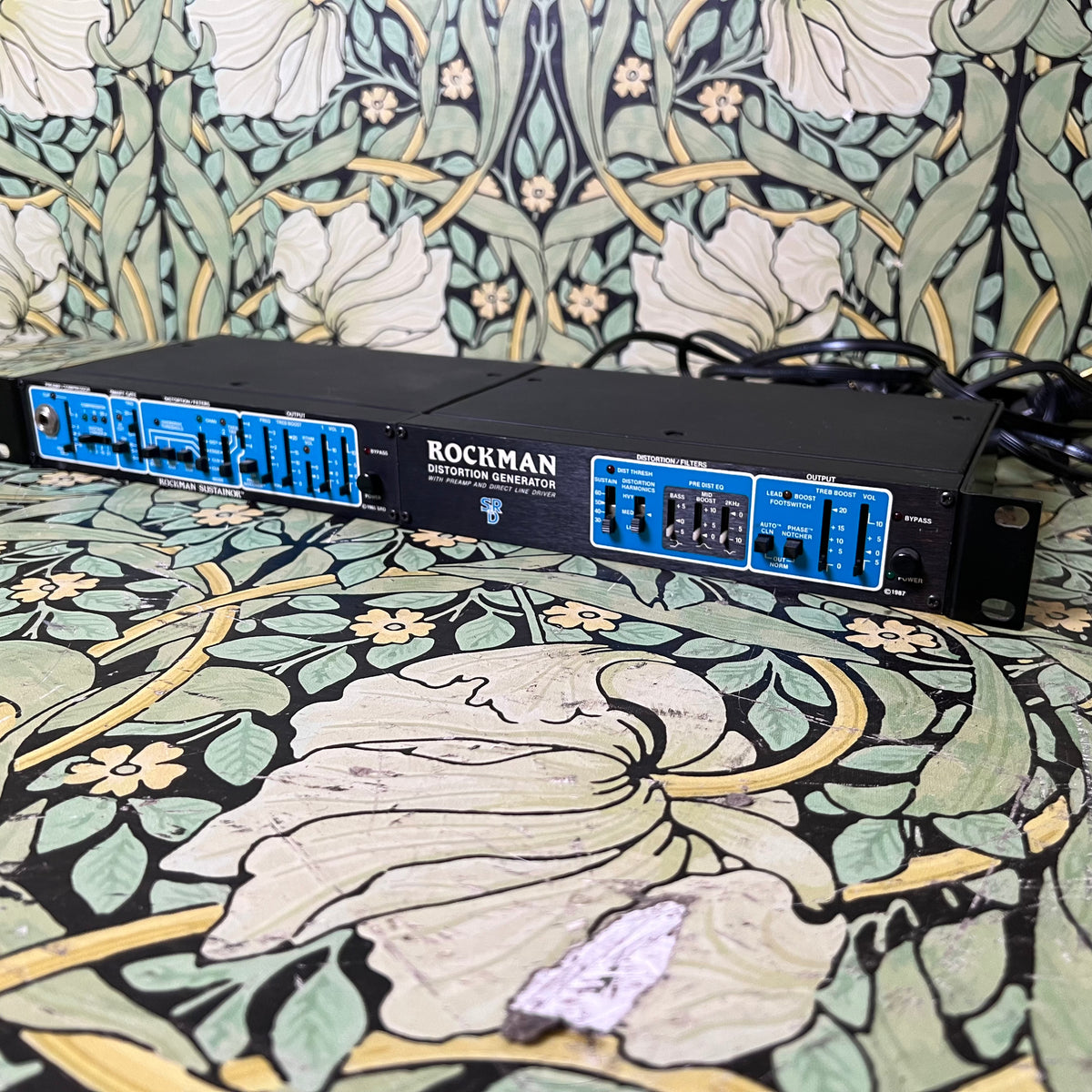 Rockman Distortion Generator + Sustainor Rack Unit w/ Foot Controller ...