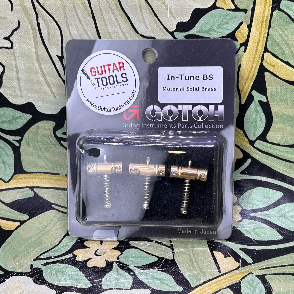 Gotoh In-Tune Compensated Brass Saddles For Tele – eastside music supply