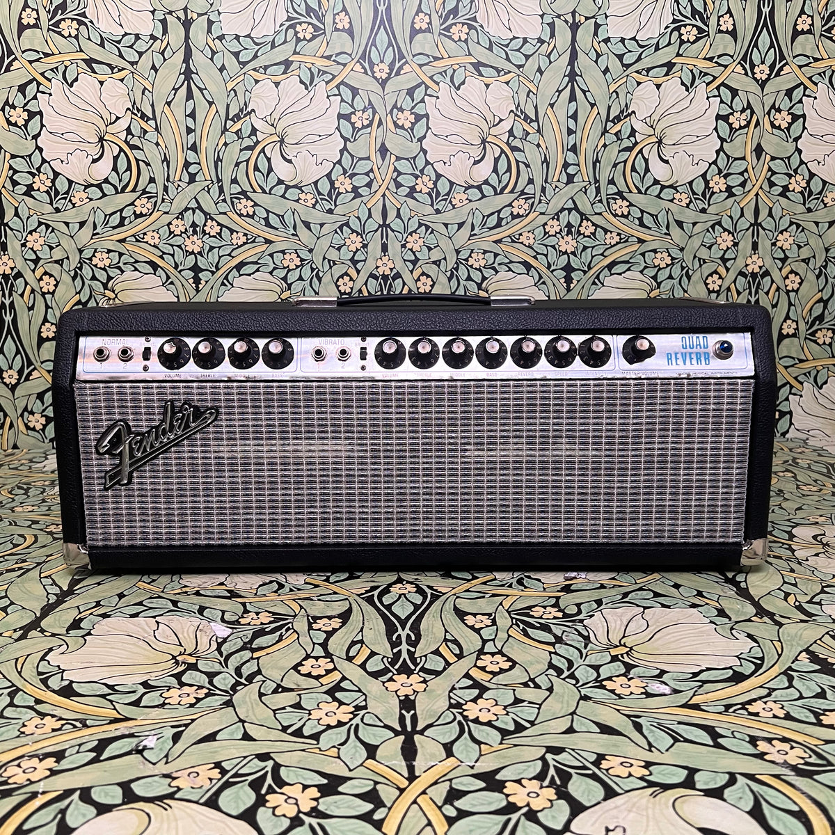 Fender Quad Reverb 1972 Amp Head Black Tape Custom Modded – eastside ...